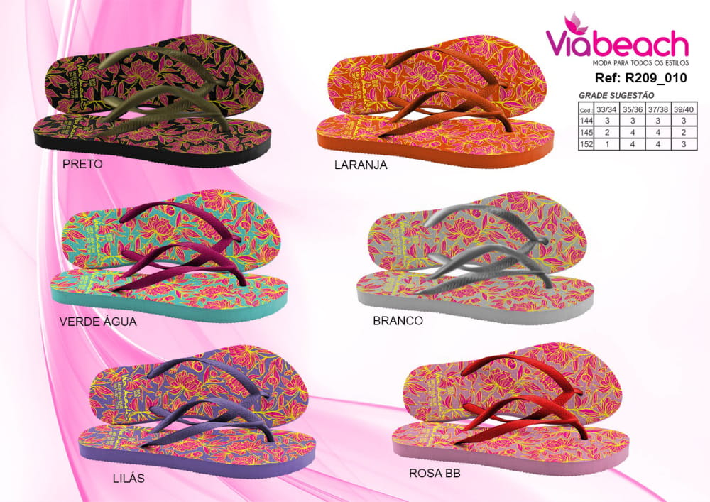 Sandálias Adulto Feminino | Via Beach