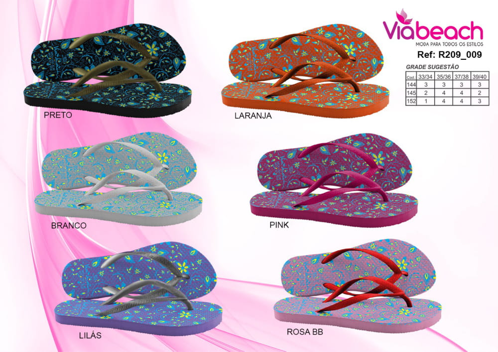 Sandálias Adulto Feminino | Via Beach